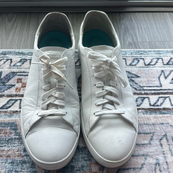 Clae | Shoes | Mens Clae Bradley Essential White Shoes Lightly Worn ...